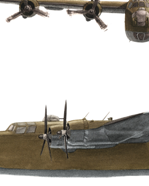 B-24 Liberator – HistoryShots InfoArt
