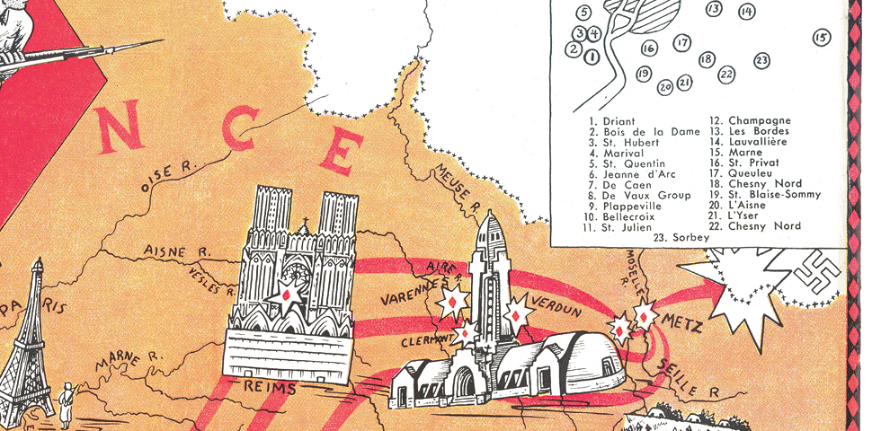 5th Infantry Division Campaign Map – HistoryShots InfoArt