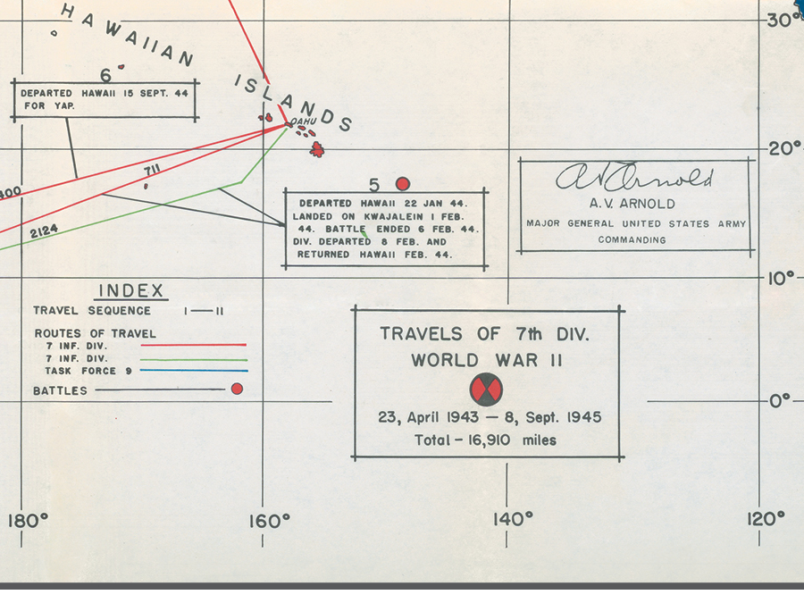 7th Infantry Division Campaign Map – HistoryShots InfoArt